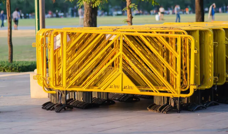 Colored Barricades For Specific Safety Needs