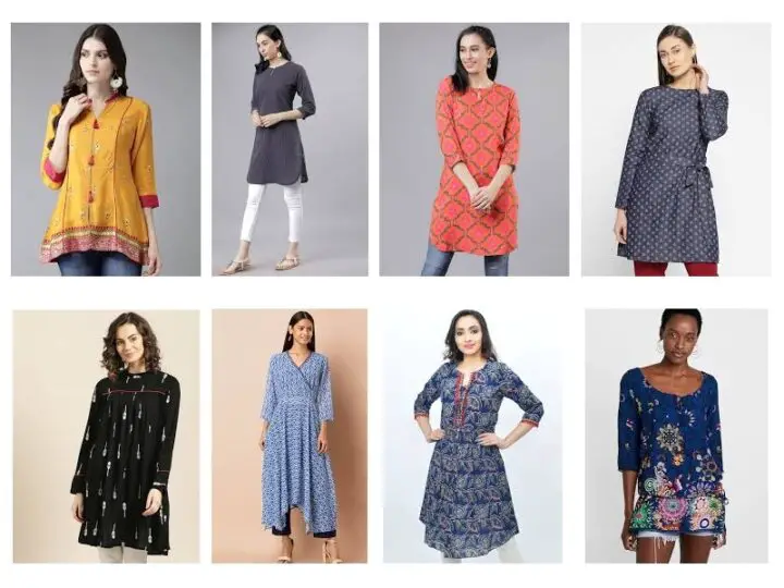 Different types of tunics offered by shirt manufacturers