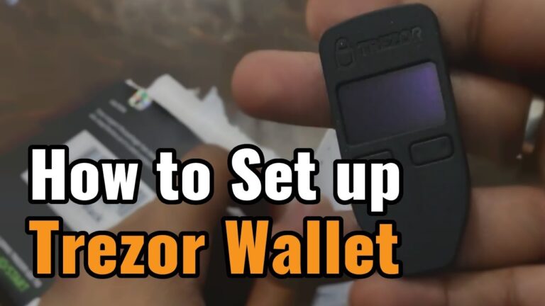 How to Set Up a Trezor One Hardware Wallet?